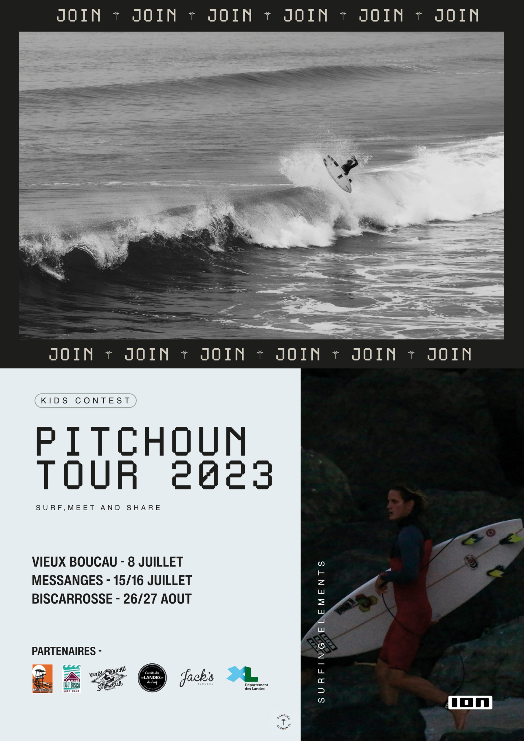 ION Pitchoun Tour 2023 – Surfing Landes